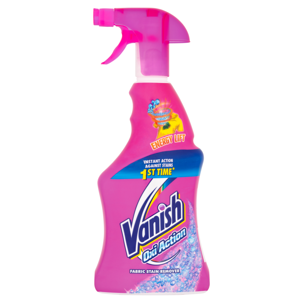 Vanish Oxi Action Pre Treat Spray Stain Remover Vanish Uk